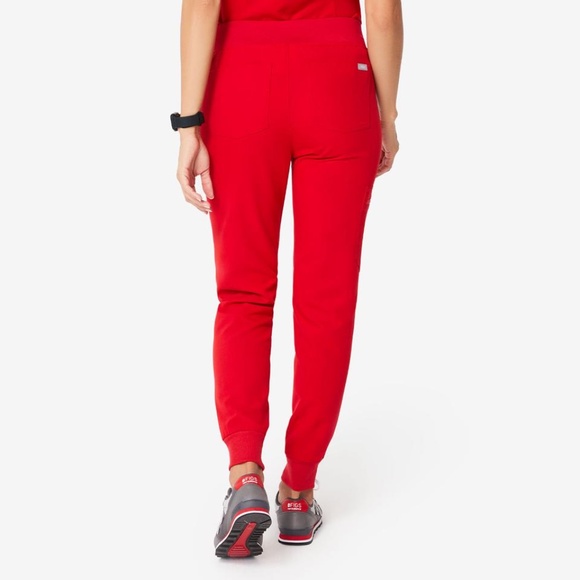 Figs | Pants & Jumpsuits | Figs Red Zamora Jogger Scrub Pants | Poshmark